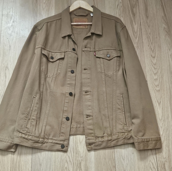 Levi's | Jackets & Coats | Levis Tan Denim Jacket | Poshmark